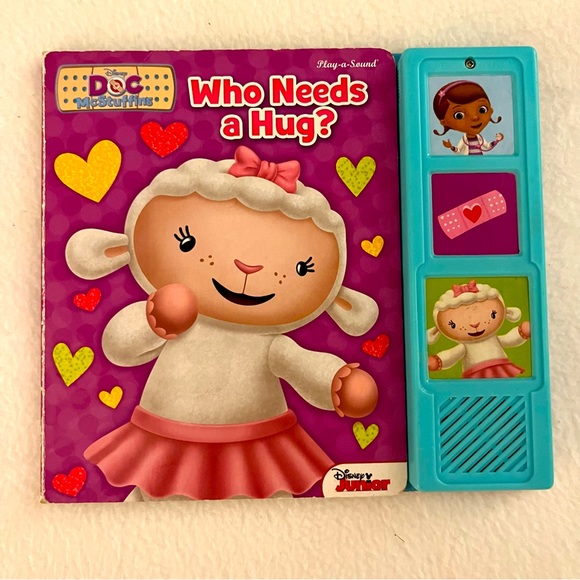 Disney | Toys | 4 Disney Junior Doc Mcstuffins Who Needs A Hug Book ...